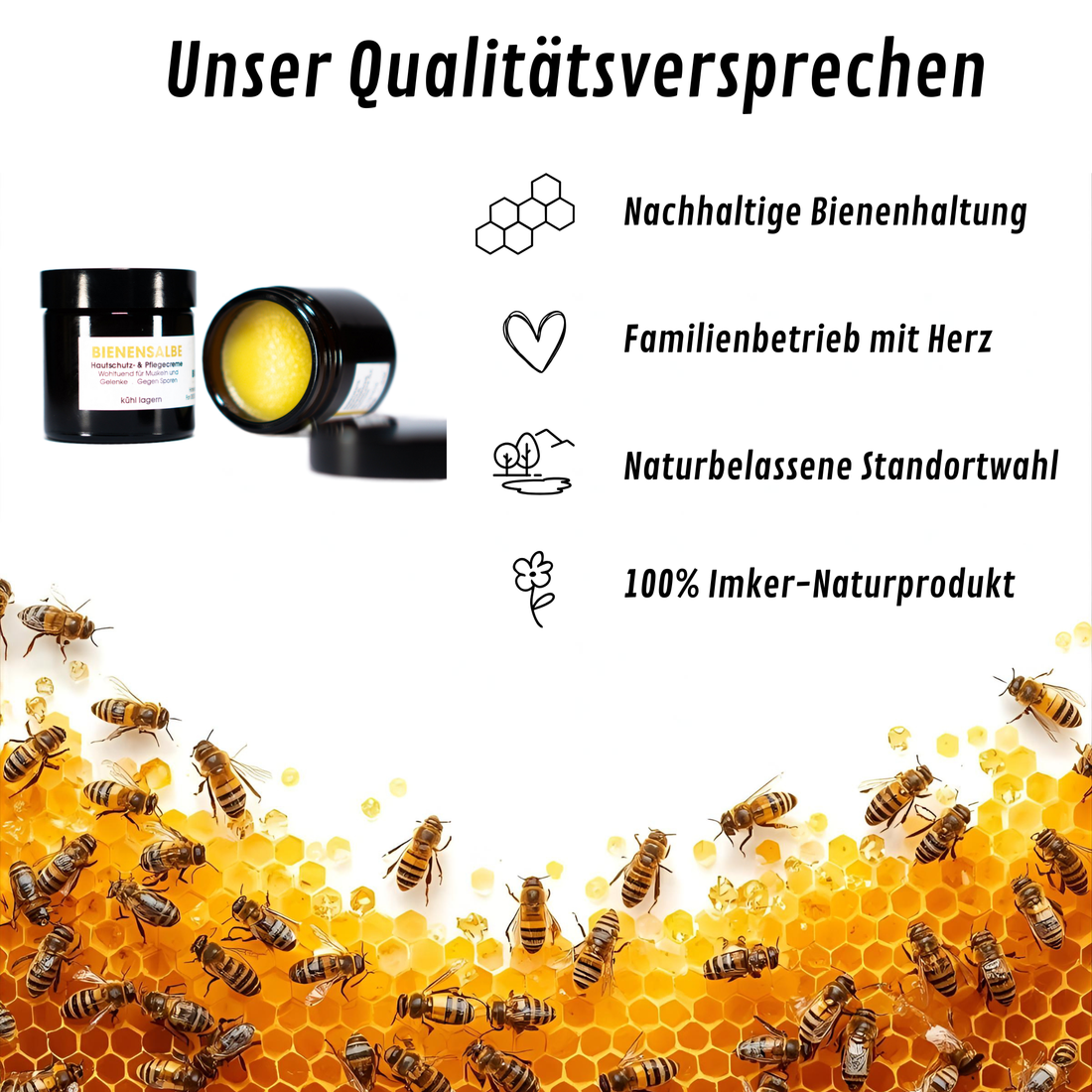 Propolis-Bienengift-Pflegesalbe - angenehm nach Belastungen - direkt ...